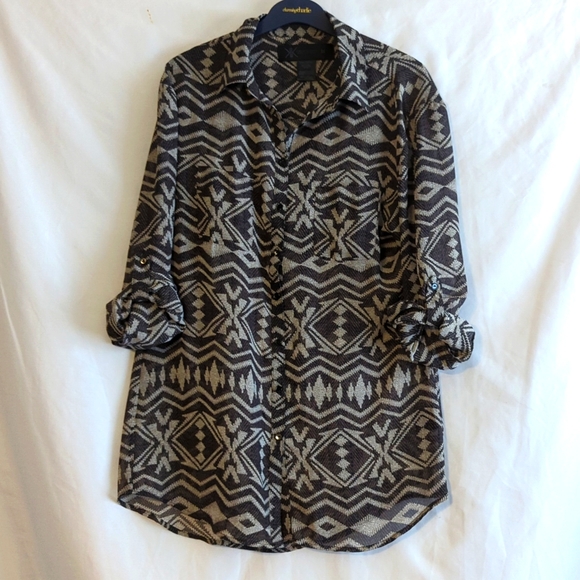 Kardashian Kollection | Tops | Kk Sheer Shirt | Poshmark